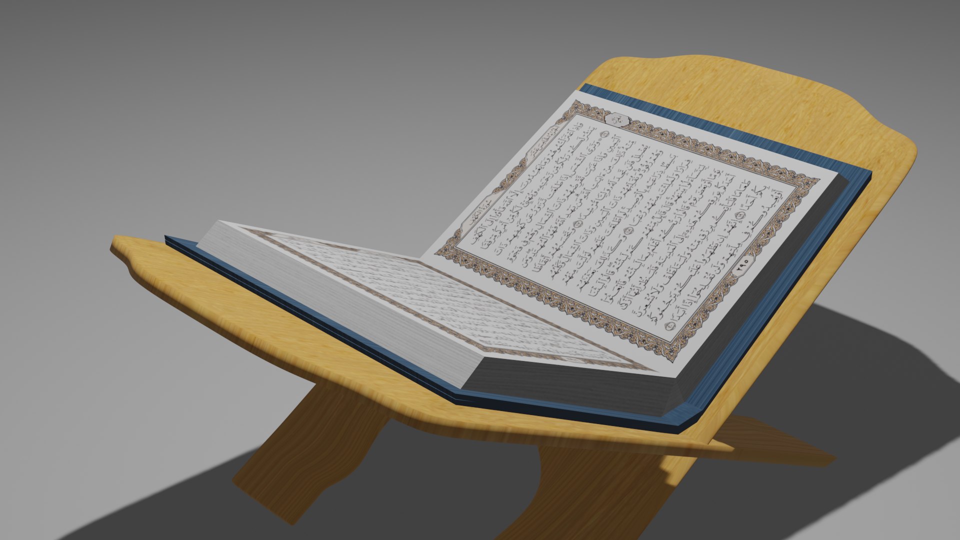 3D Quran With Stand Model - TurboSquid 2093976