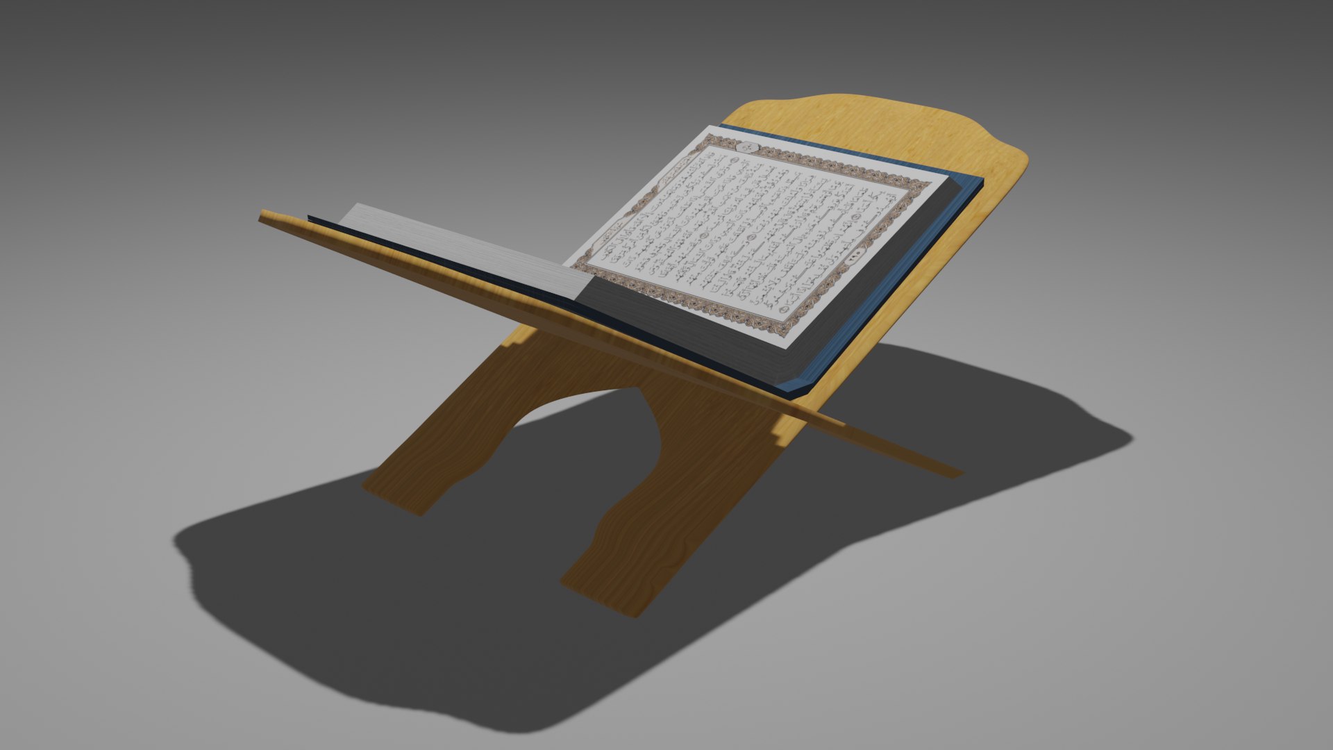 3D Quran With Stand Model - TurboSquid 2093976