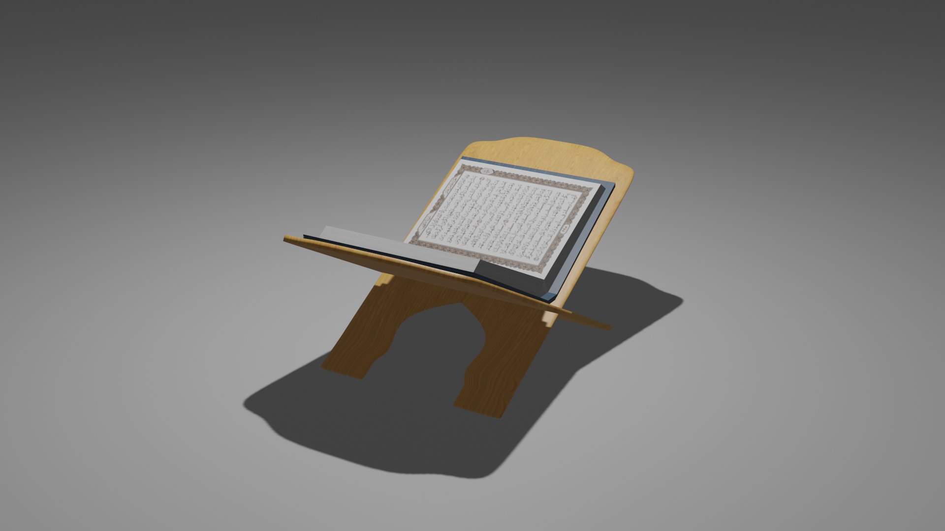3D Quran With Stand Model - TurboSquid 2093976