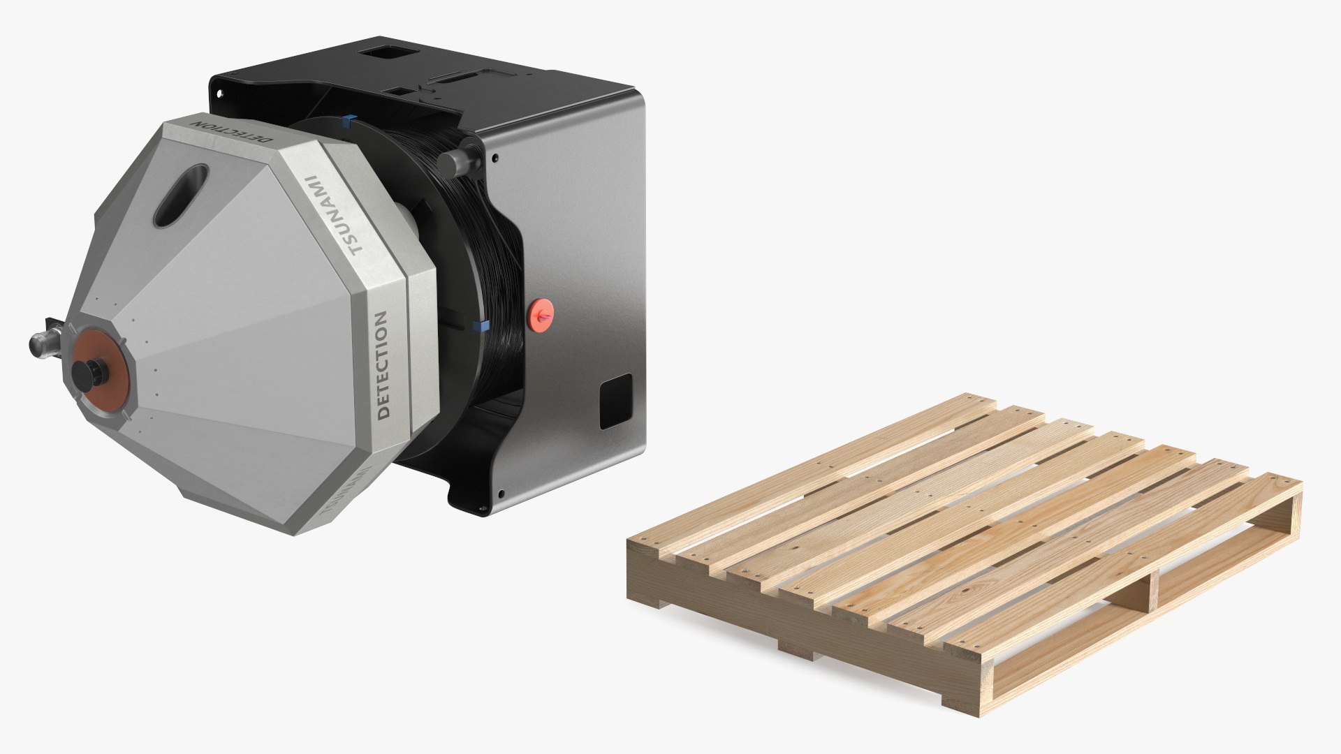 3D Oceanographic Sensor Unit On Wooden Pallet - TurboSquid 2413239