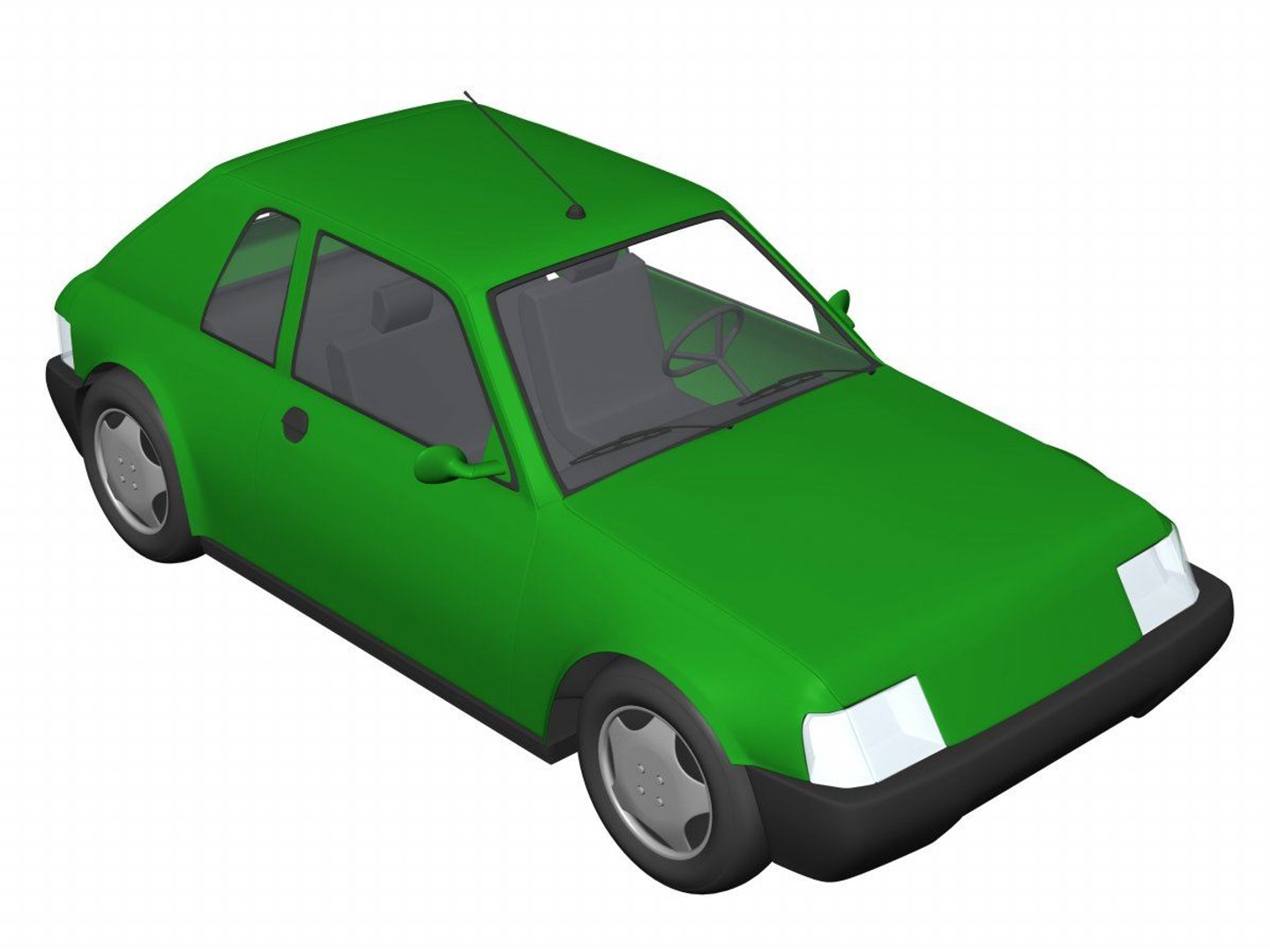 3d small car