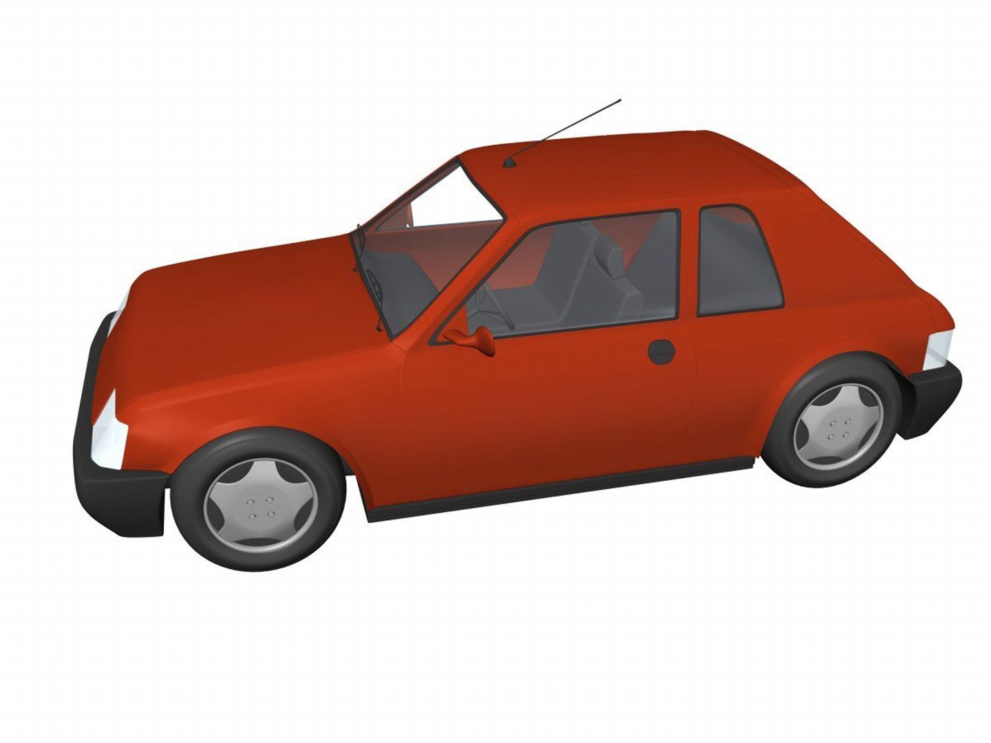 3d small car