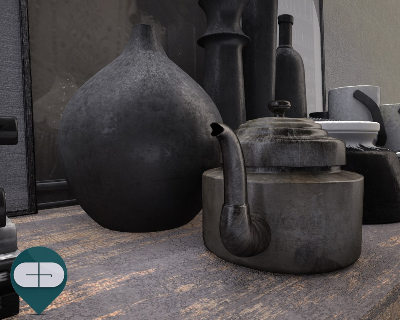 Object Interior Set Obj