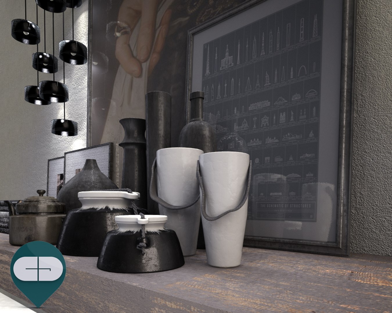 Object Interior Set Obj