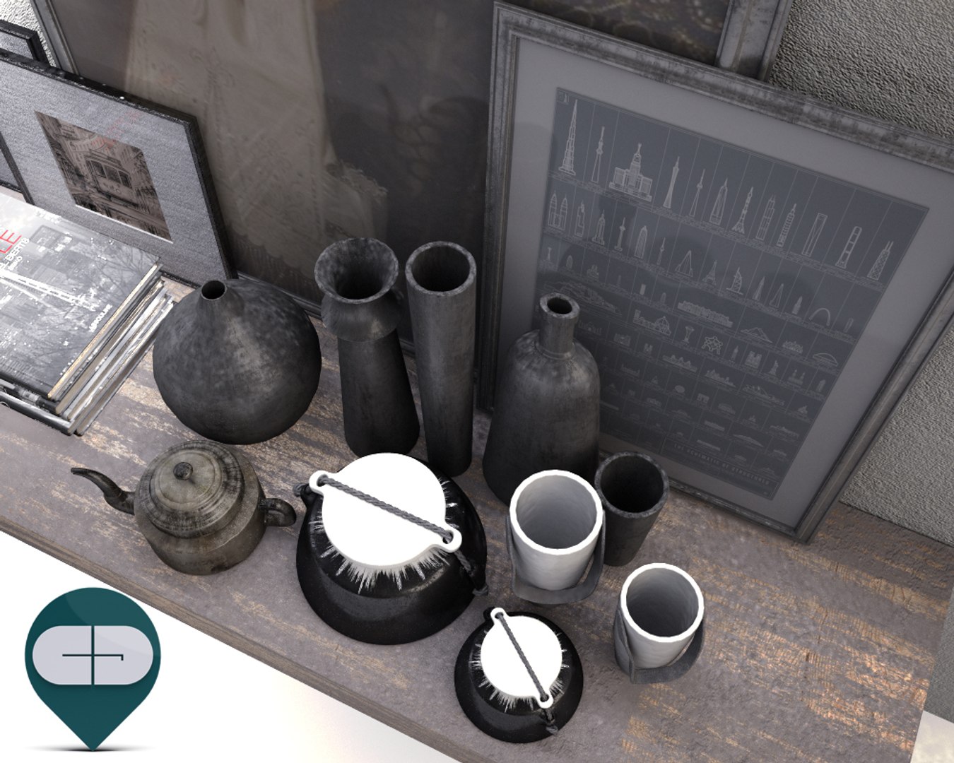 Object Interior Set Obj