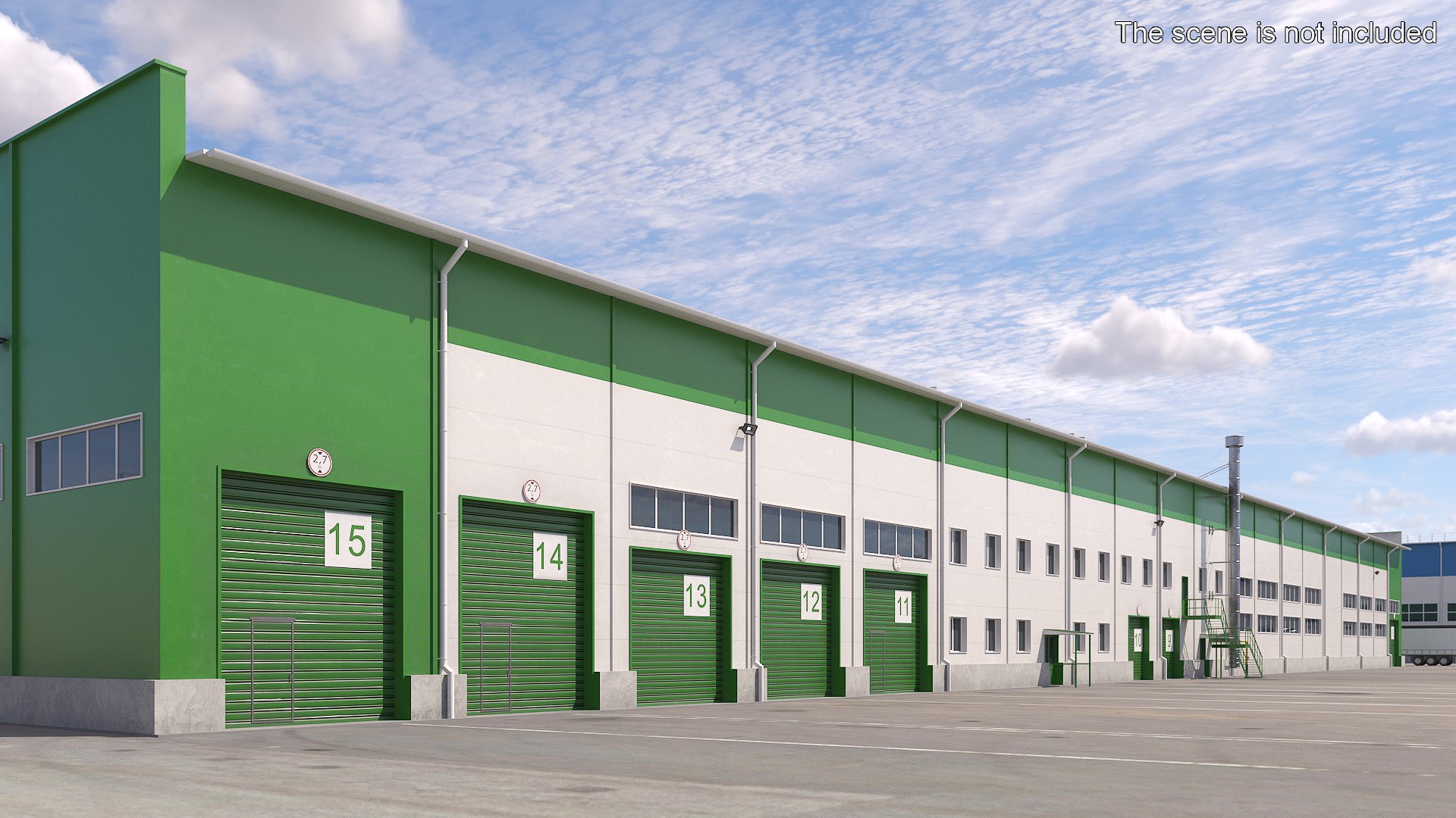 3D Production And Storage Building Large Scale - TurboSquid 2422295