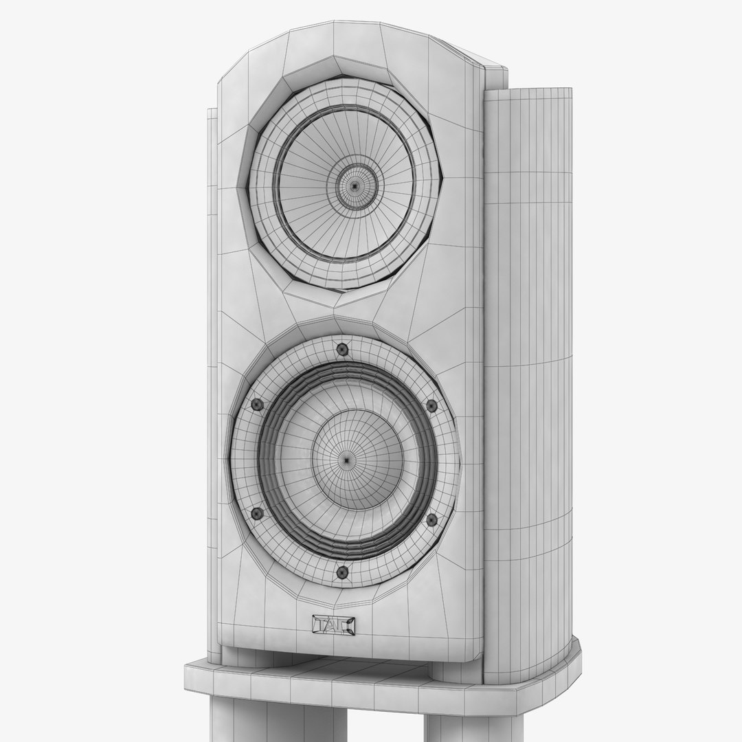 tad cr1 speaker r1 3d model