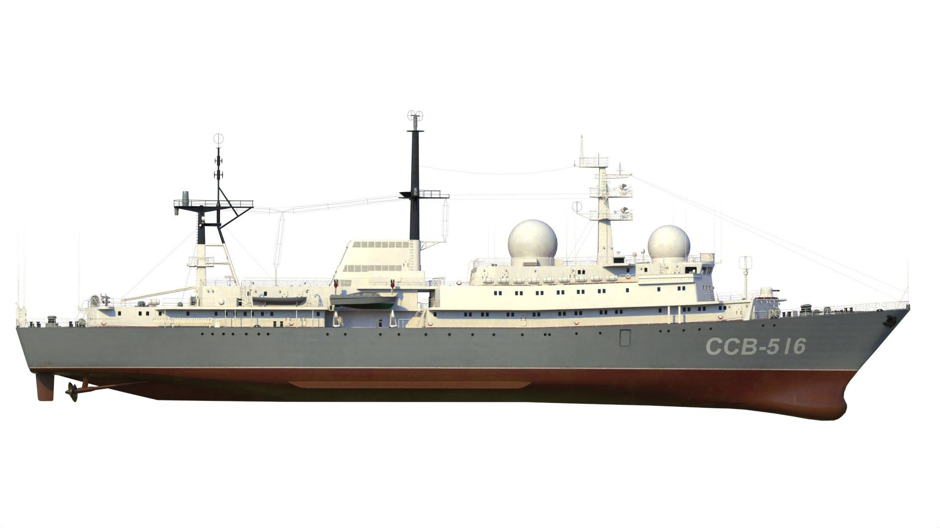 3D model Intelligence ship SSV-80 project 1826 Lira - TurboSquid 2072039