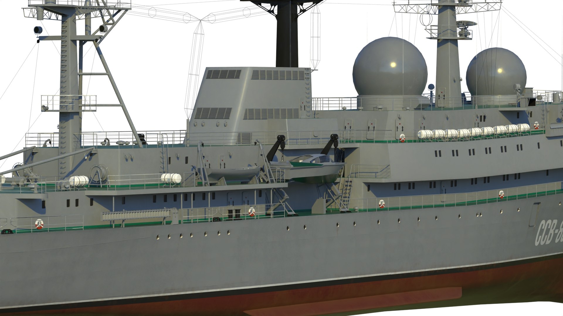 3D model Intelligence ship SSV-80 project 1826 Lira - TurboSquid 2072039