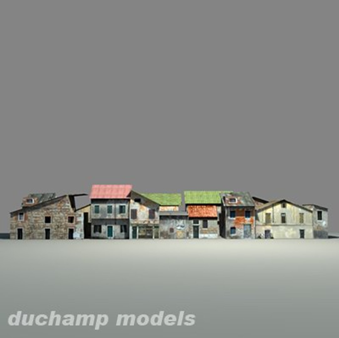 3dsmax old houses