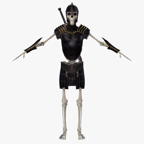 modelo 3d Skeleton Dark Warrior - TurboSquid 2052407