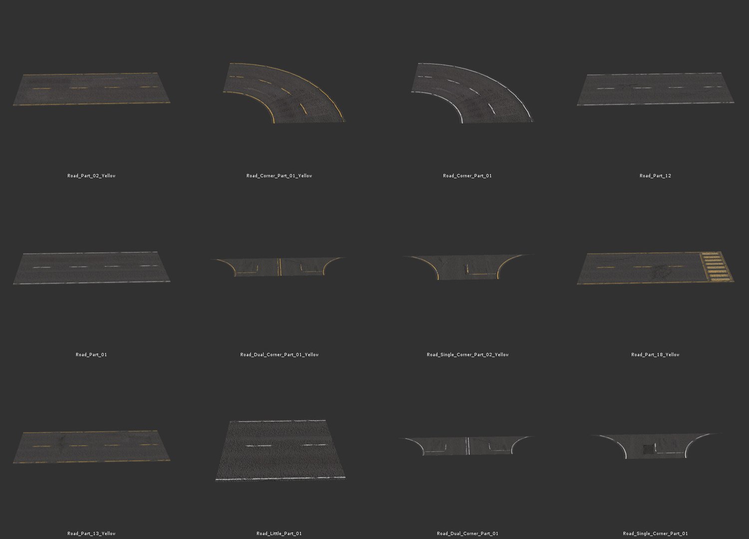 3d model of street builder