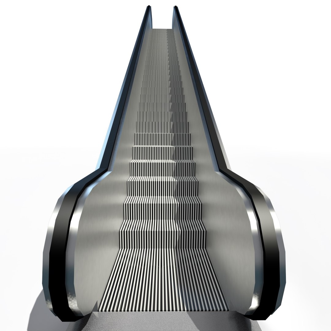 3d Model Of Escalator
