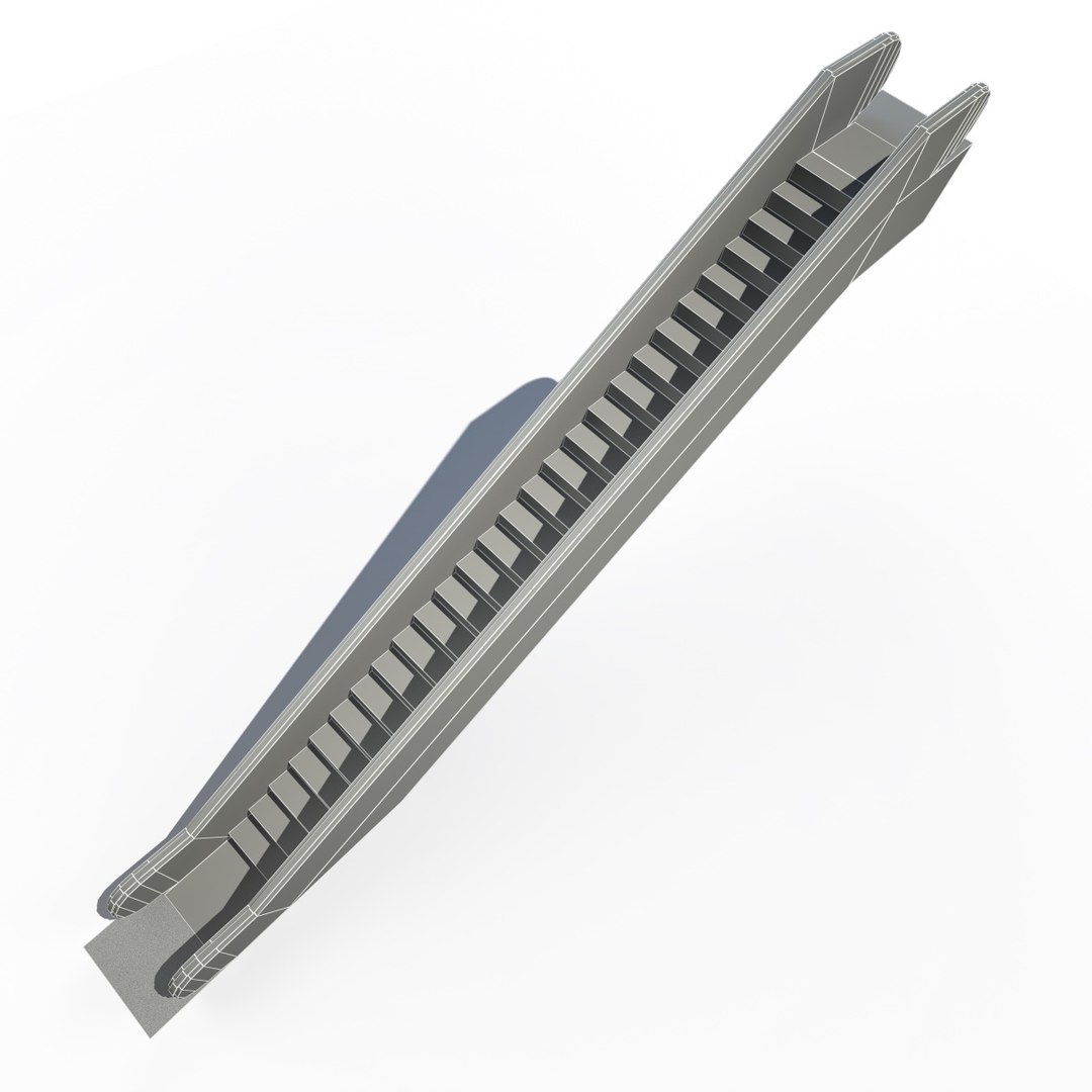 3d Model Of Escalator