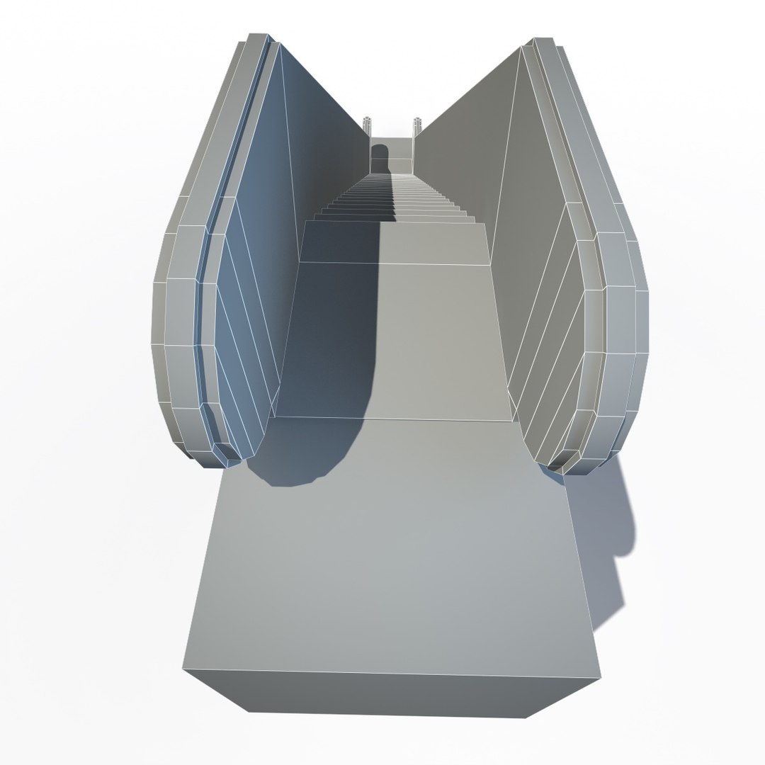 3d Model Of Escalator