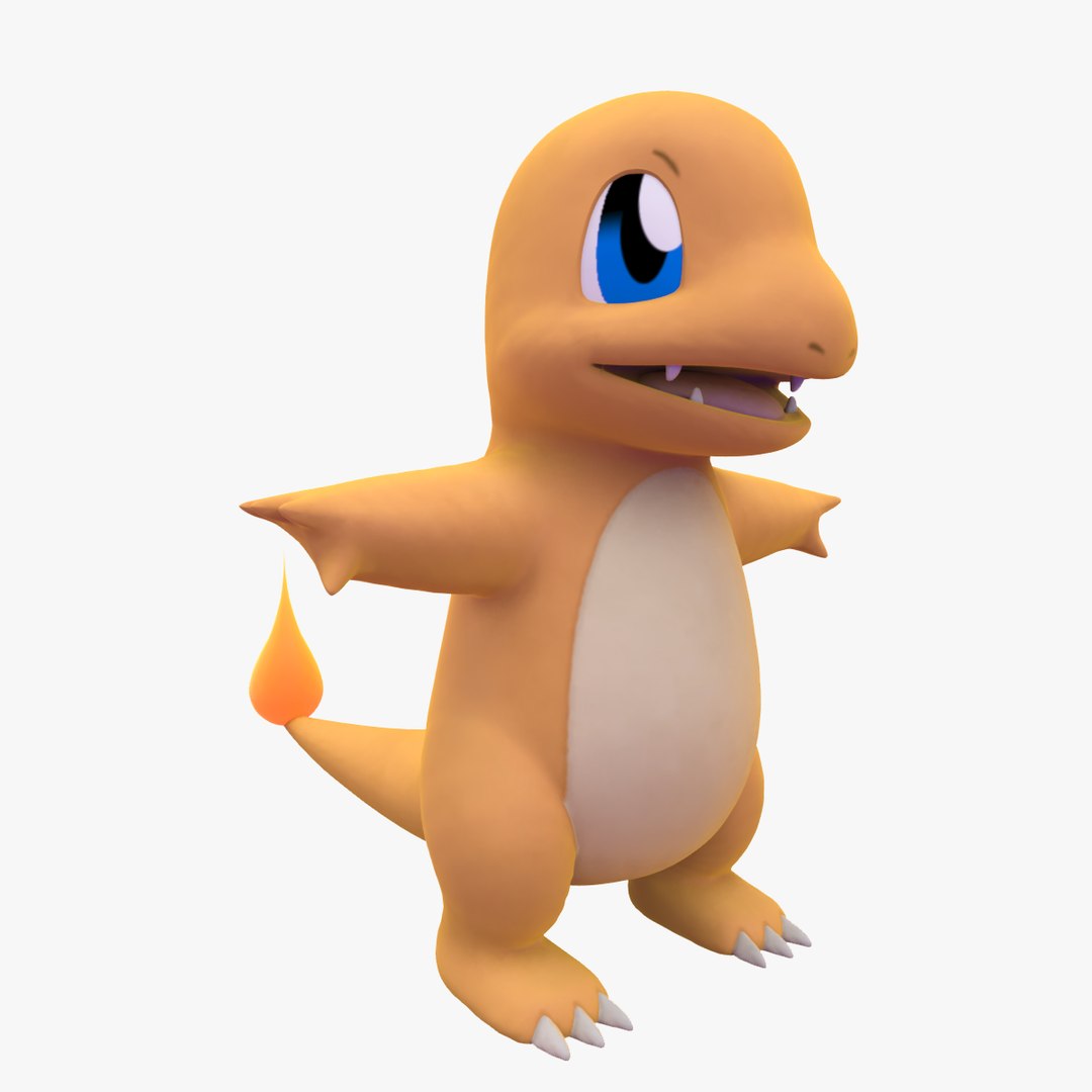 Charmander 3D Model - TurboSquid 2030233