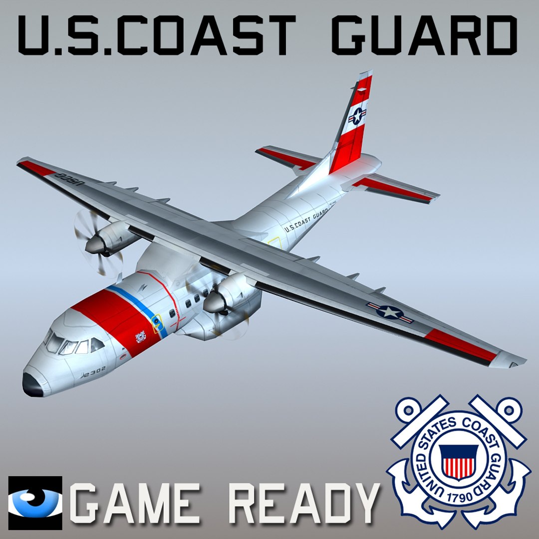 U S Coast Guard 3d Model