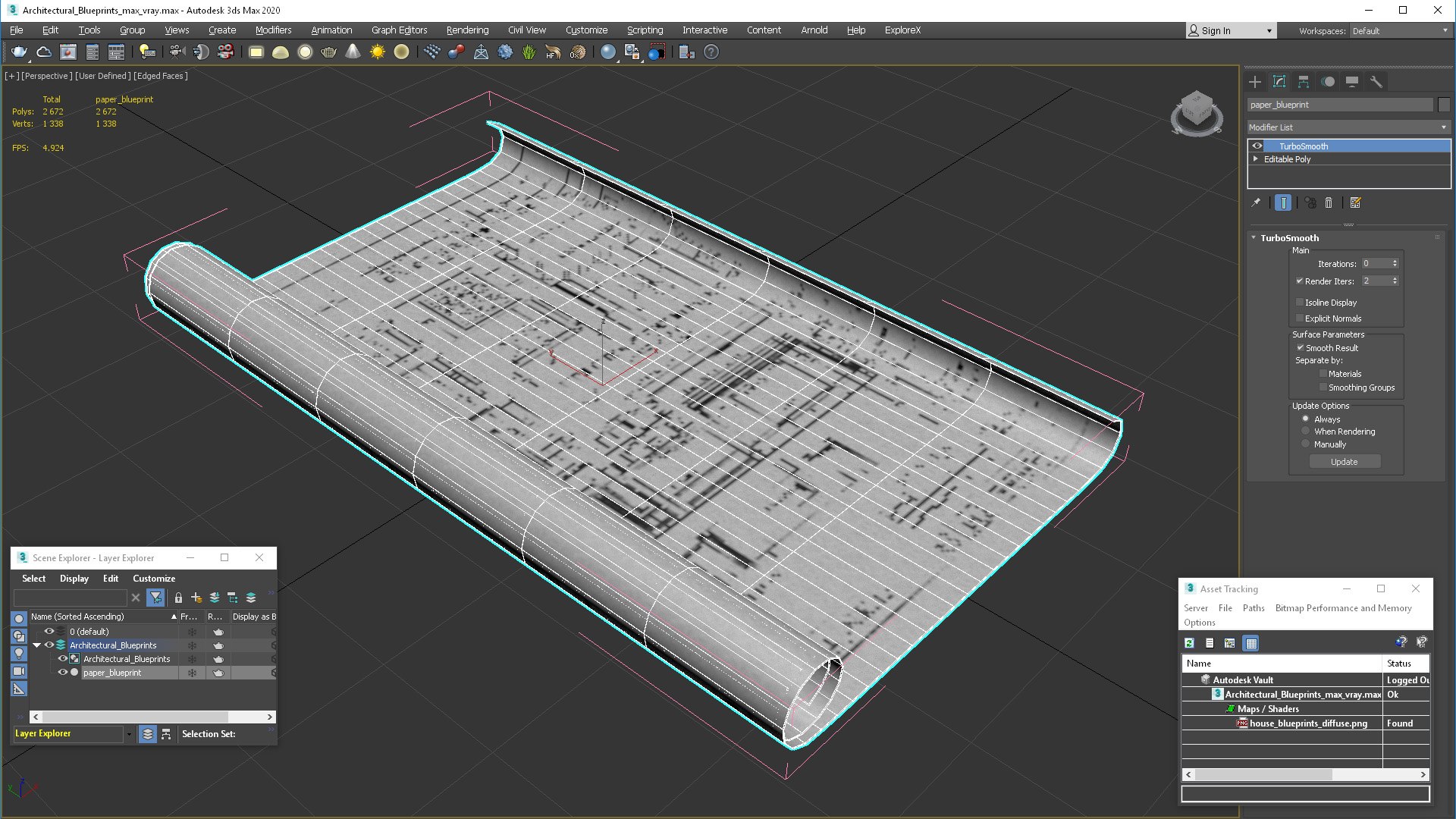 Architectural Blueprints 3D Model - TurboSquid 2368809