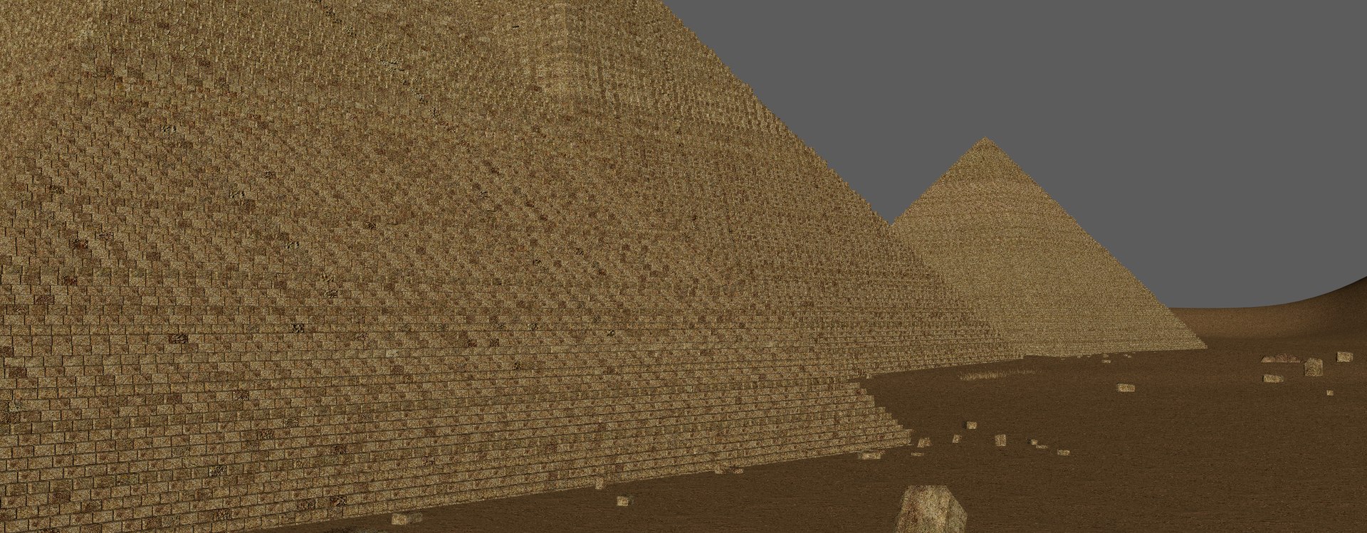 3D Egypt Egyptian Pyramid Model - TurboSquid 1287667