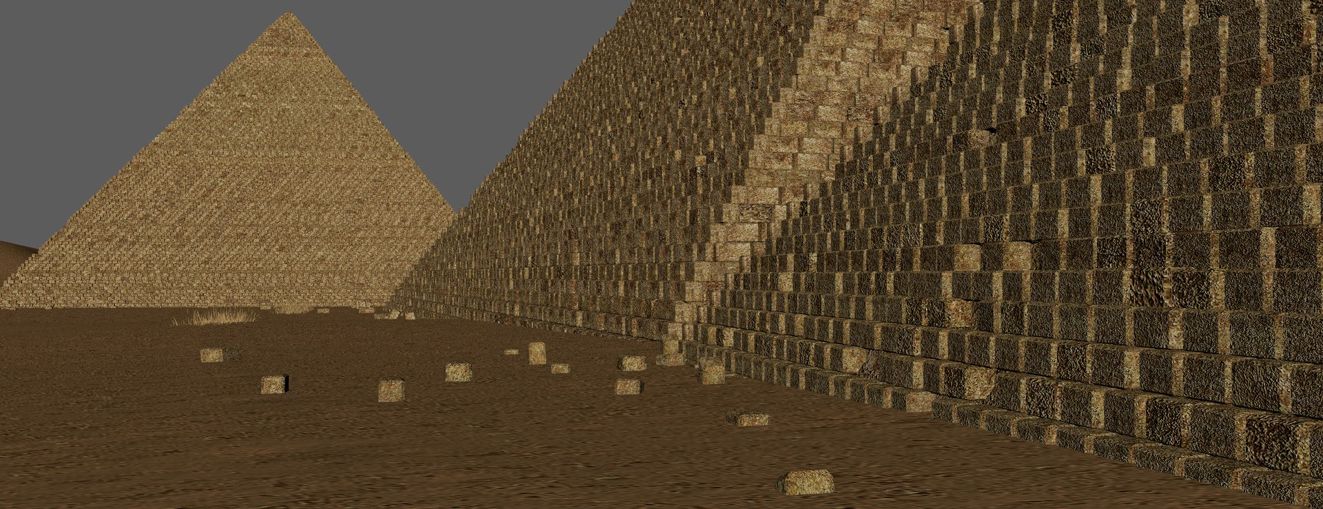 3D Egypt Egyptian Pyramid Model - TurboSquid 1287667