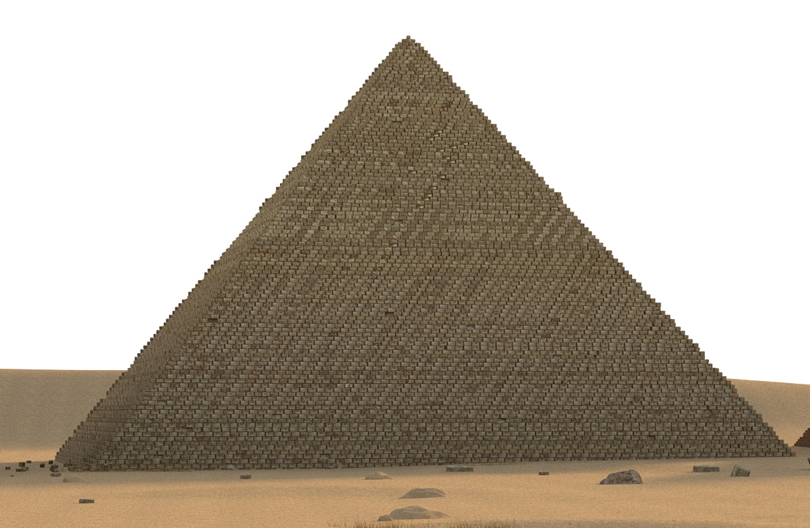 3D Egypt Egyptian Pyramid Model - TurboSquid 1287667