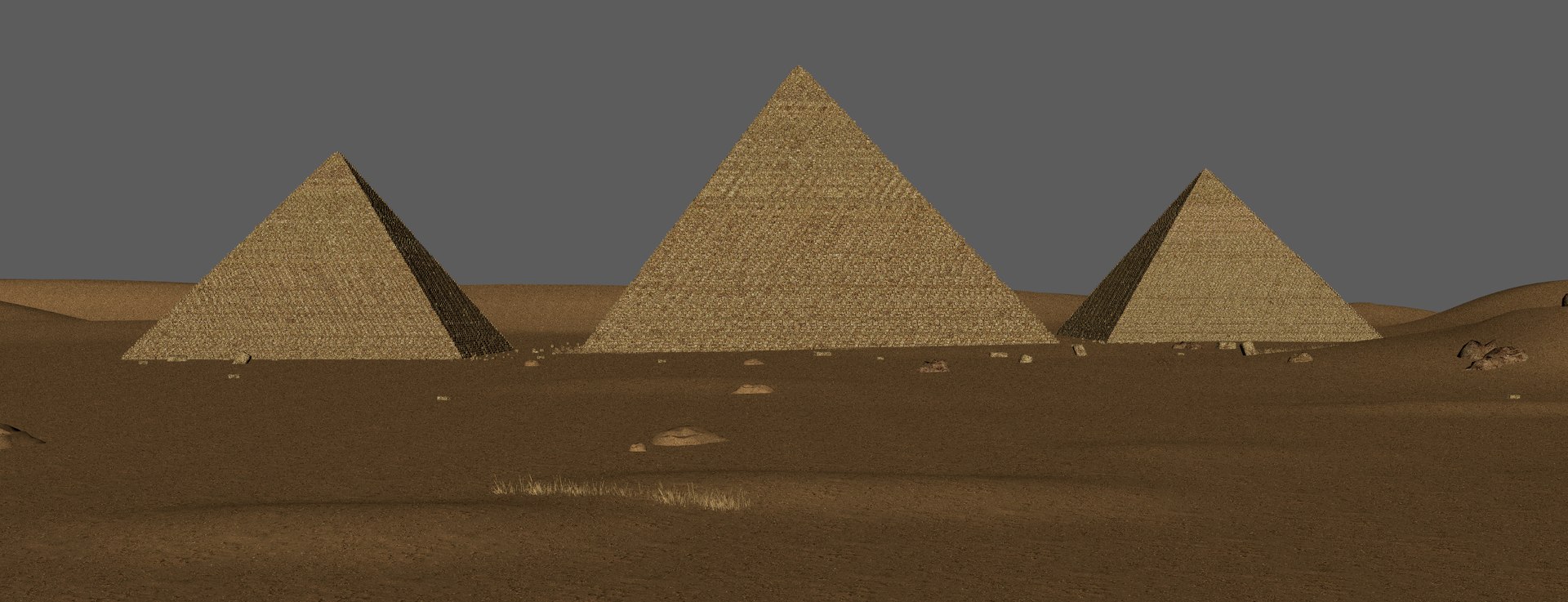 3D Egypt Egyptian Pyramid Model - TurboSquid 1287667