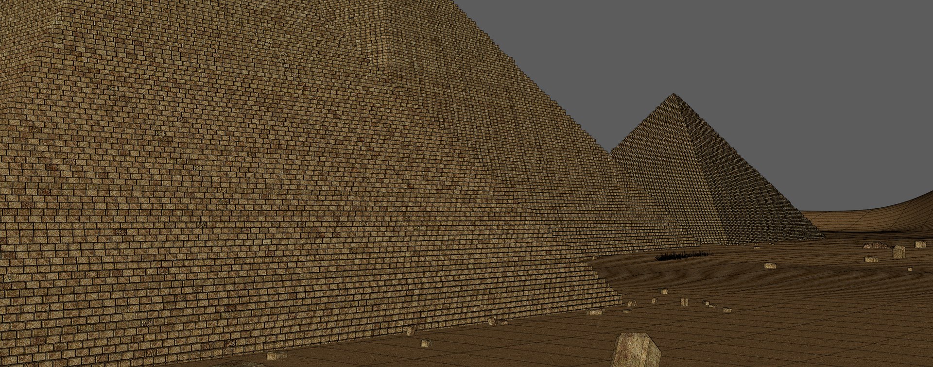 3D Egypt Egyptian Pyramid Model - TurboSquid 1287667
