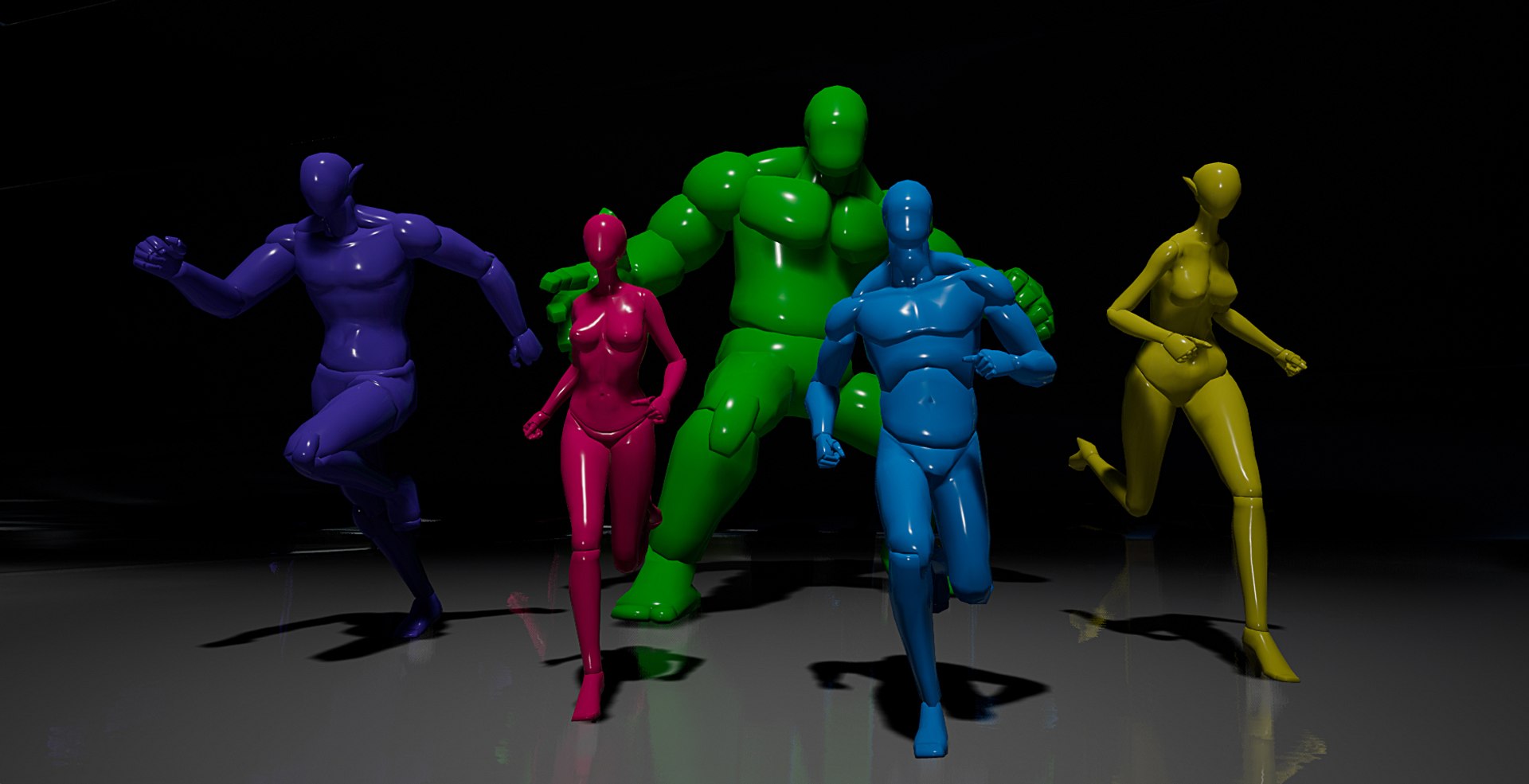 Proportion Characters 3D - TurboSquid 1504847
