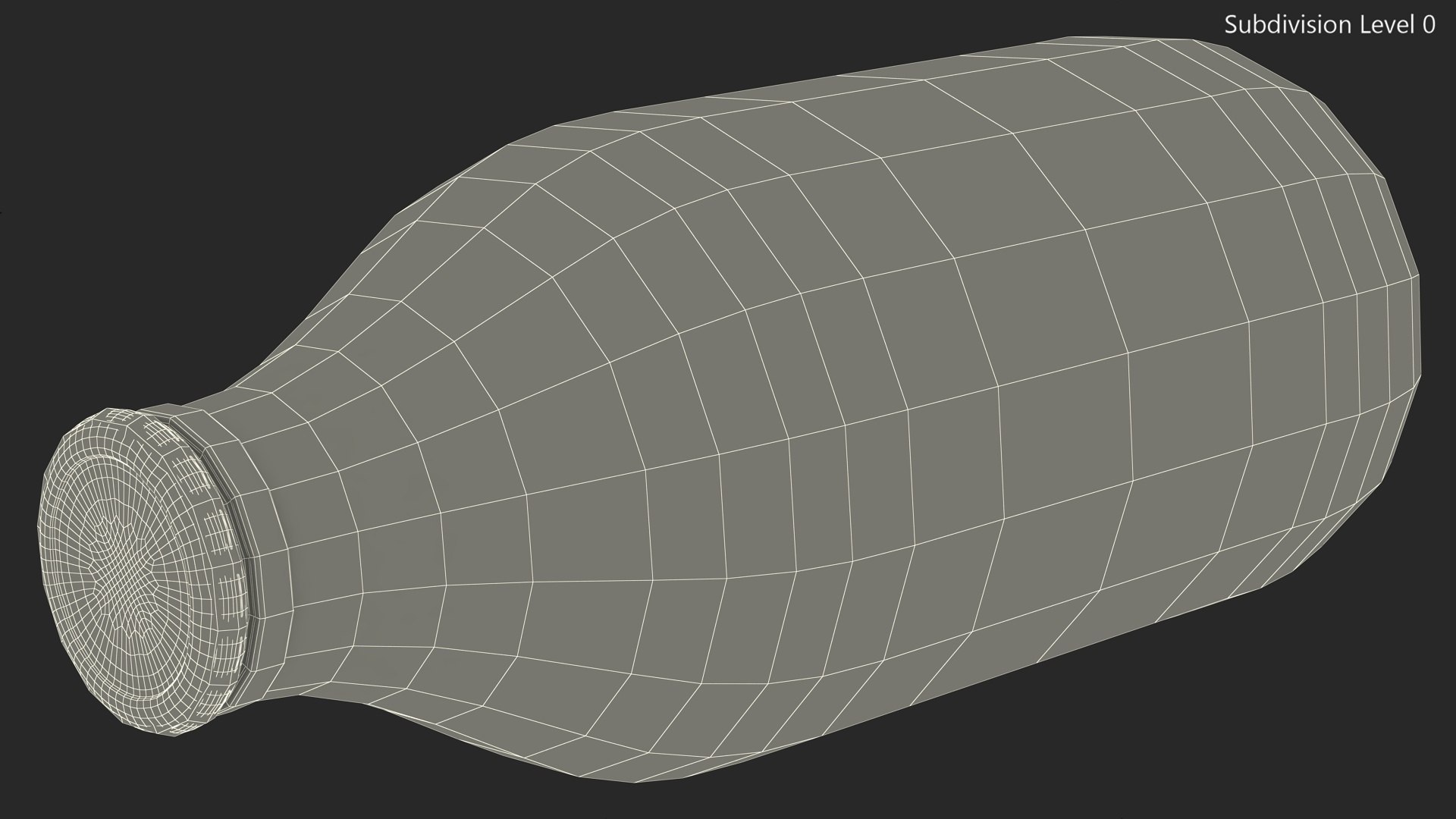 3D Model Glass Bottle One Pint With Foil Top - TurboSquid 2202469