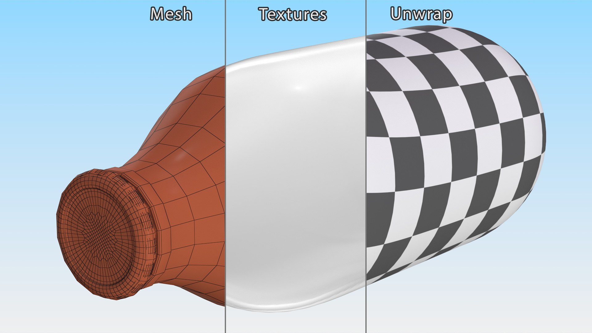 3D Model Glass Bottle One Pint With Foil Top - TurboSquid 2202469