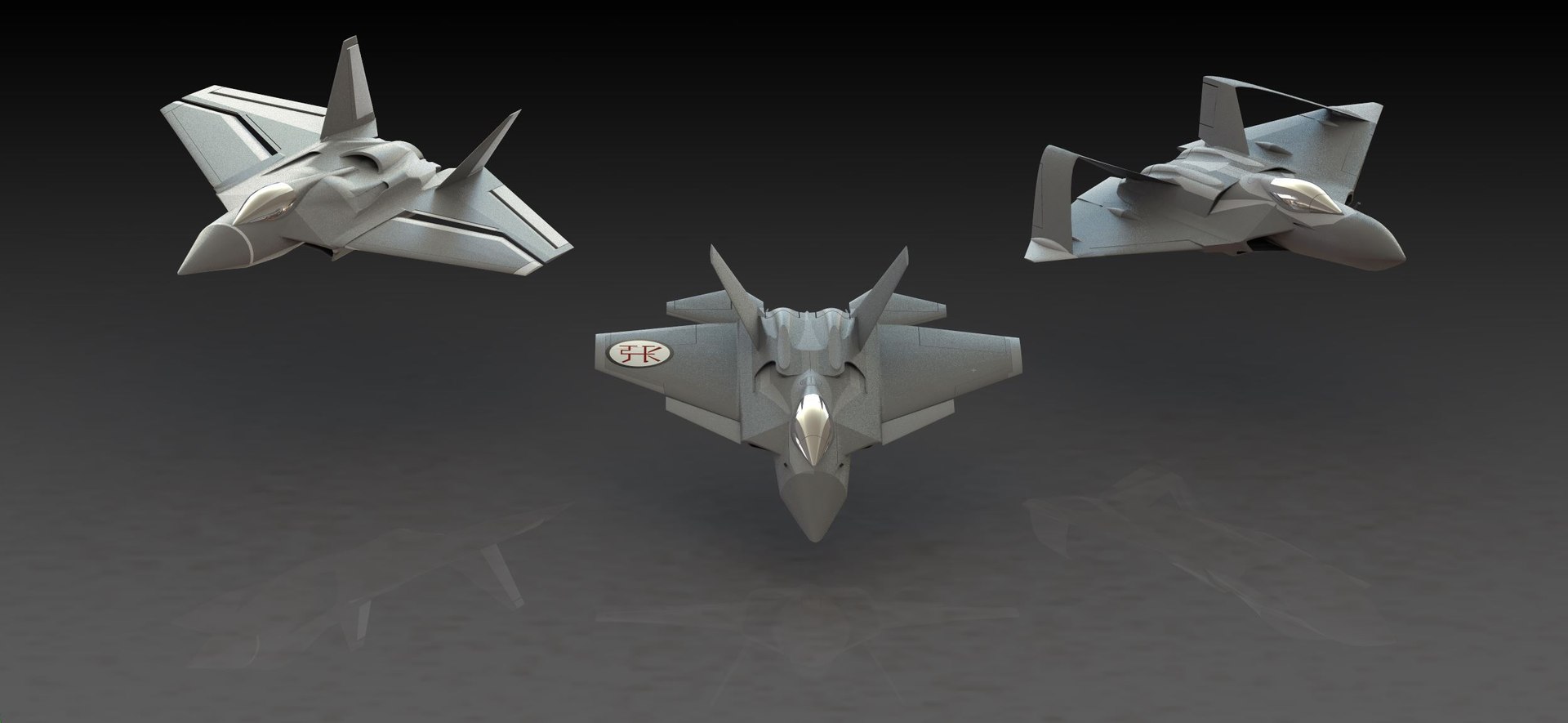 Custom Airframe Jet Fighters 3D - TurboSquid 2112663