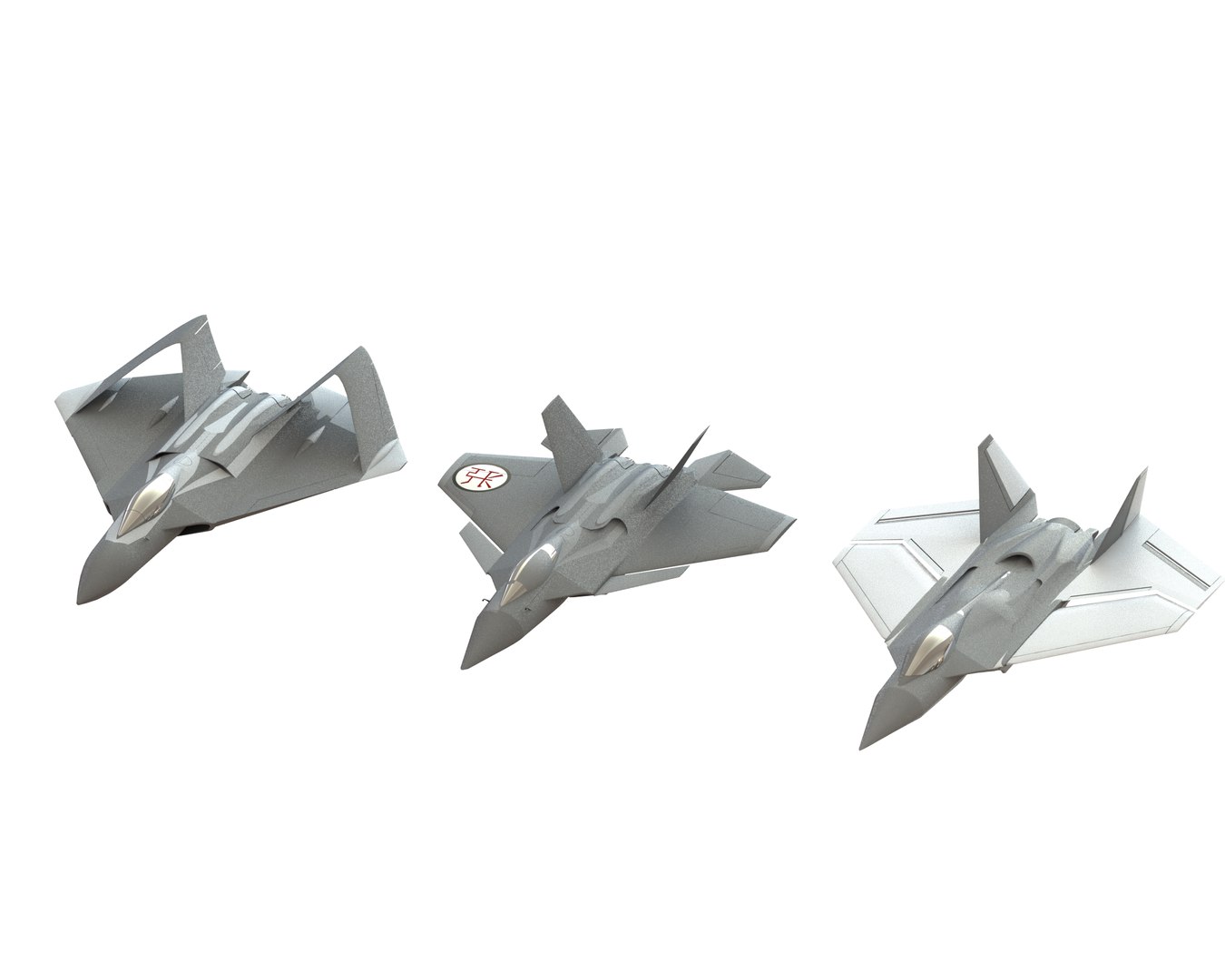 Custom Airframe Jet Fighters 3D - TurboSquid 2112663