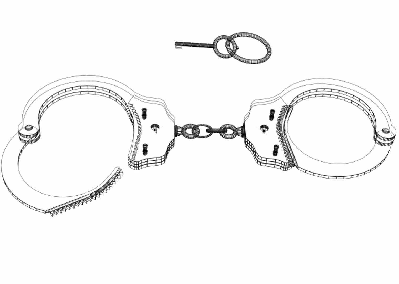 3ds max handcuffs key check