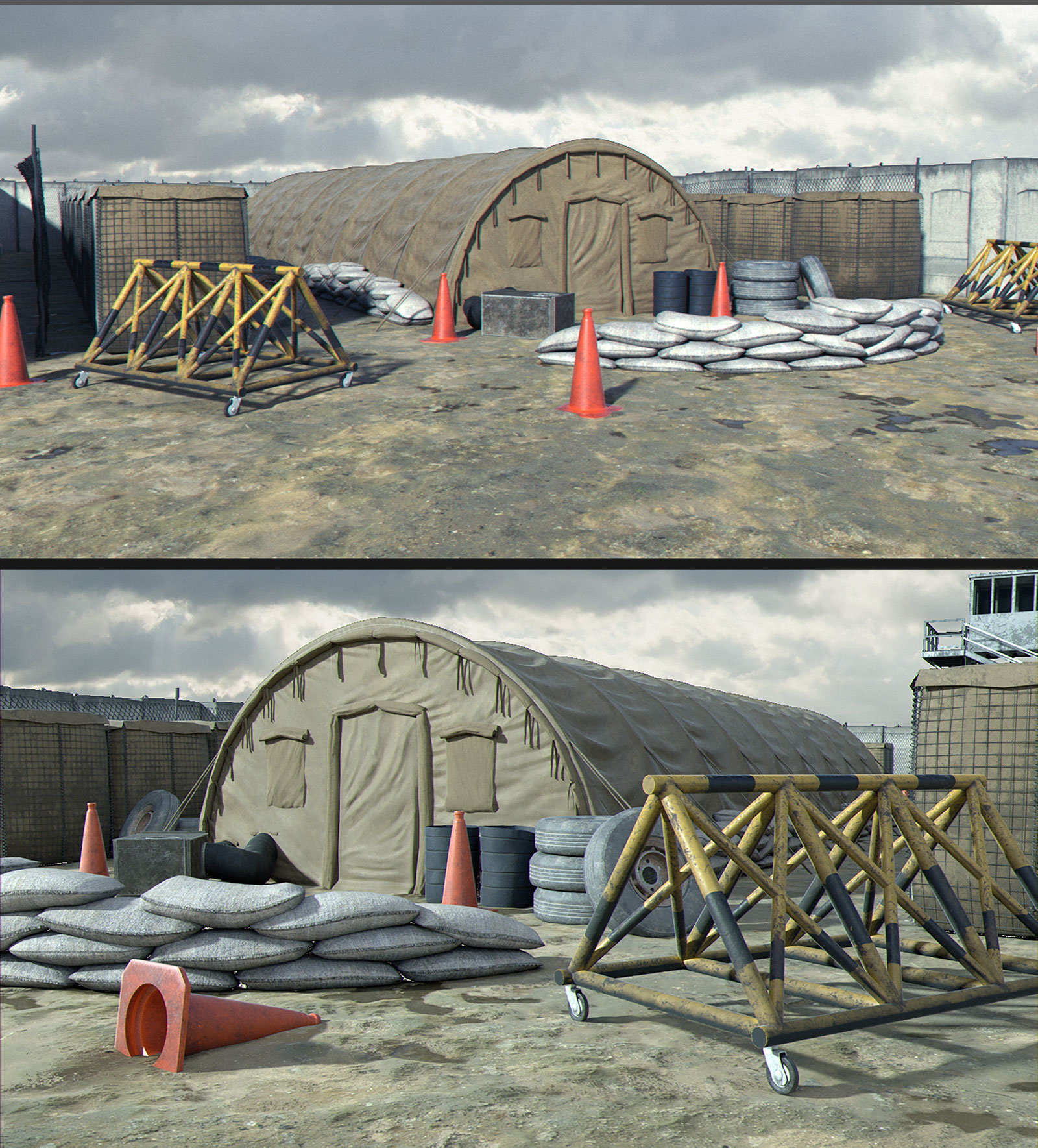 military assets 3d model
