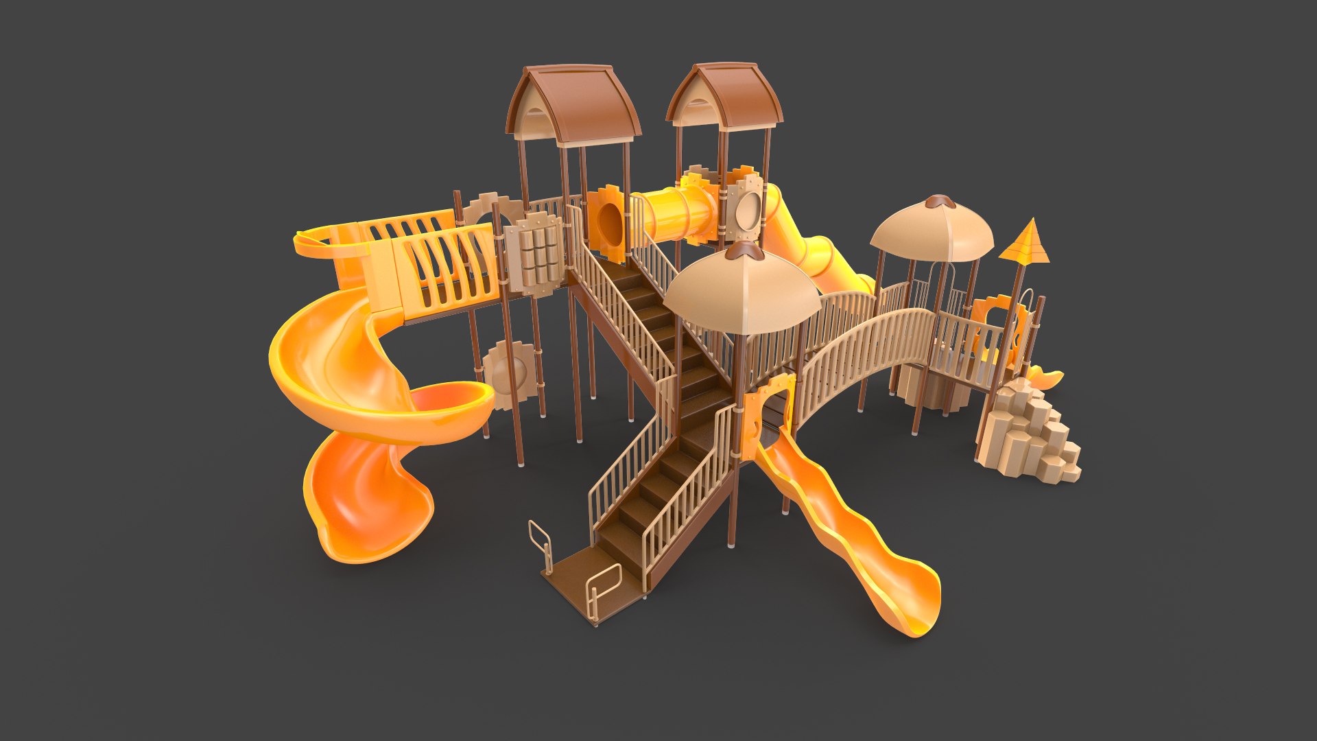 3D Playground For Children - TurboSquid 2040575