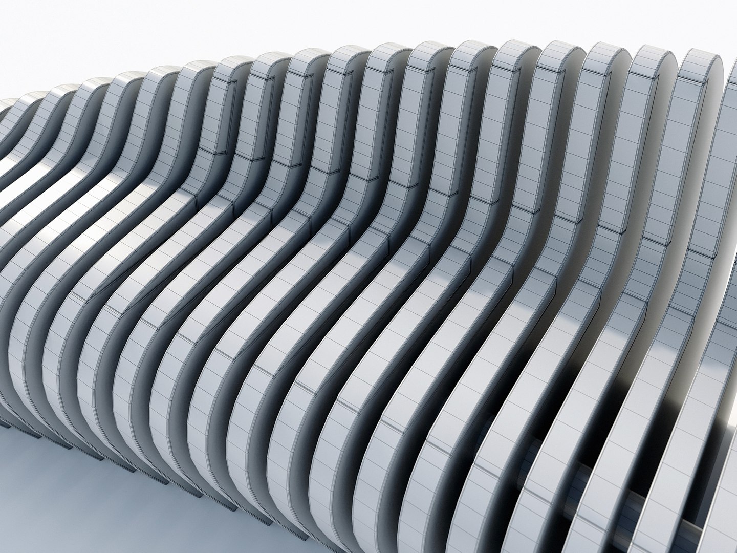 Stylish Parametric Bench 2 Options 3D Model - TurboSquid 1738673