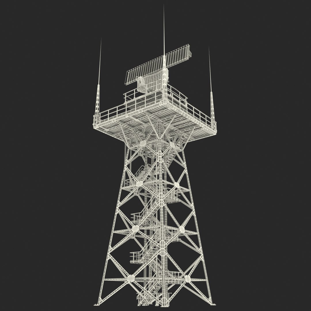 Airport Primary Surveillance Radar 3ds