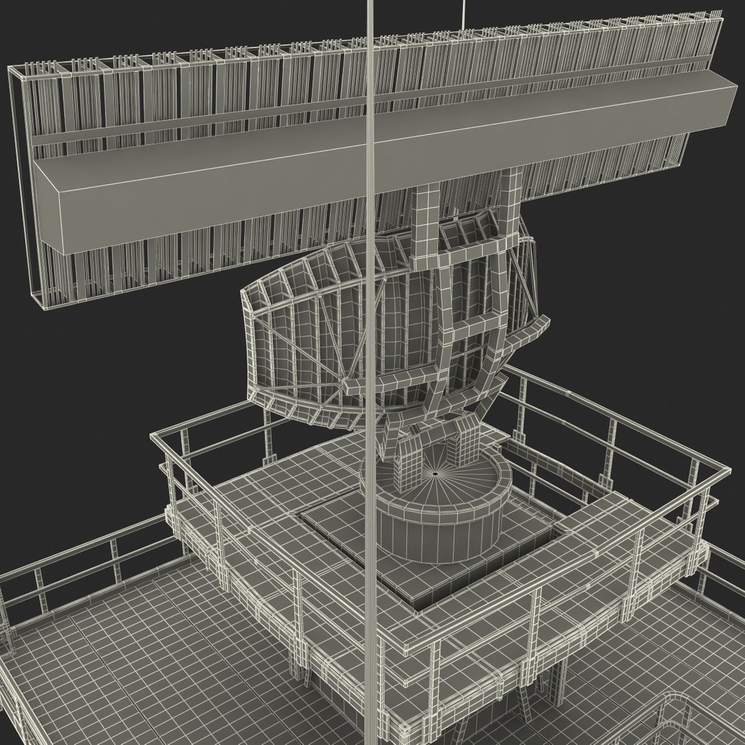Airport Primary Surveillance Radar 3ds
