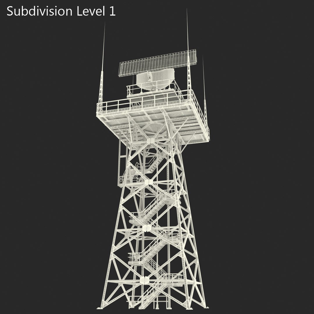 Airport Primary Surveillance Radar 3ds