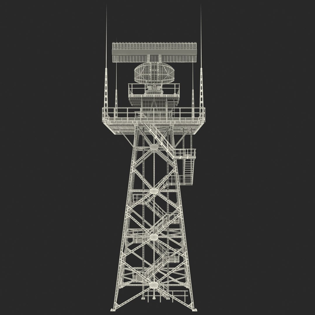 Airport Primary Surveillance Radar 3ds