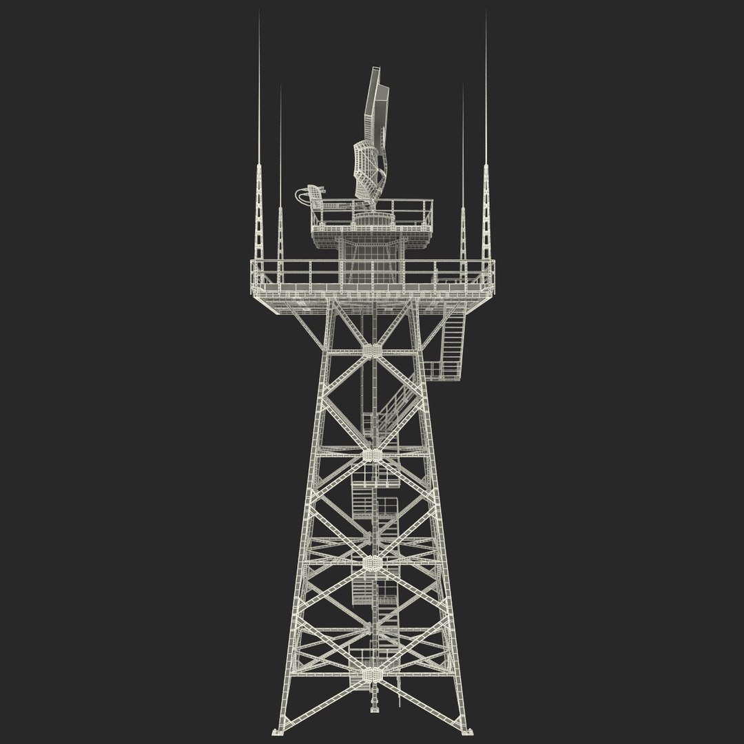 Airport Primary Surveillance Radar 3ds