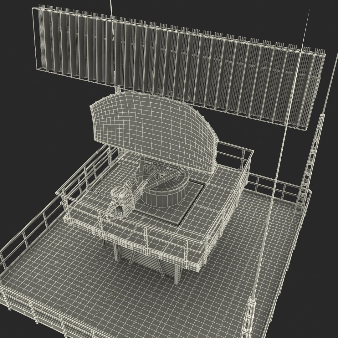 Airport Primary Surveillance Radar 3ds