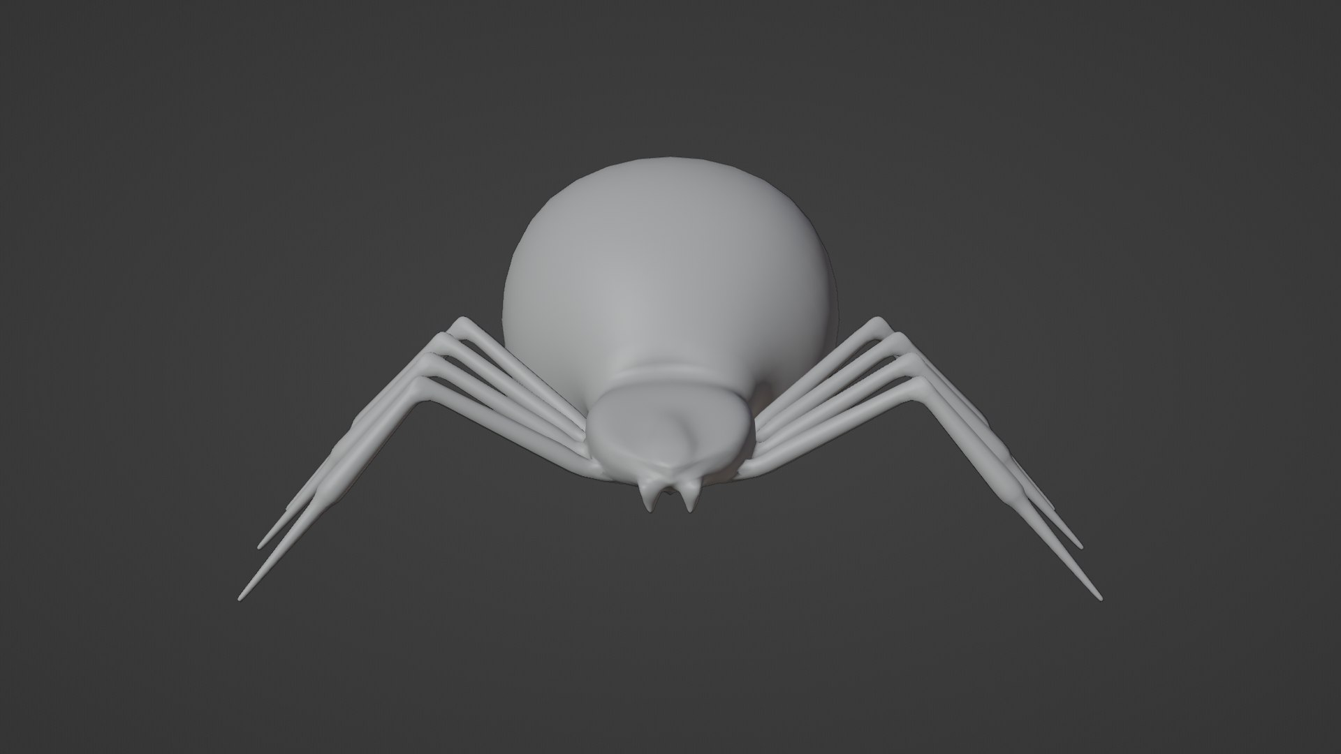 3D Model Low Poly Rigged Black Widow Spider - TurboSquid 2117169