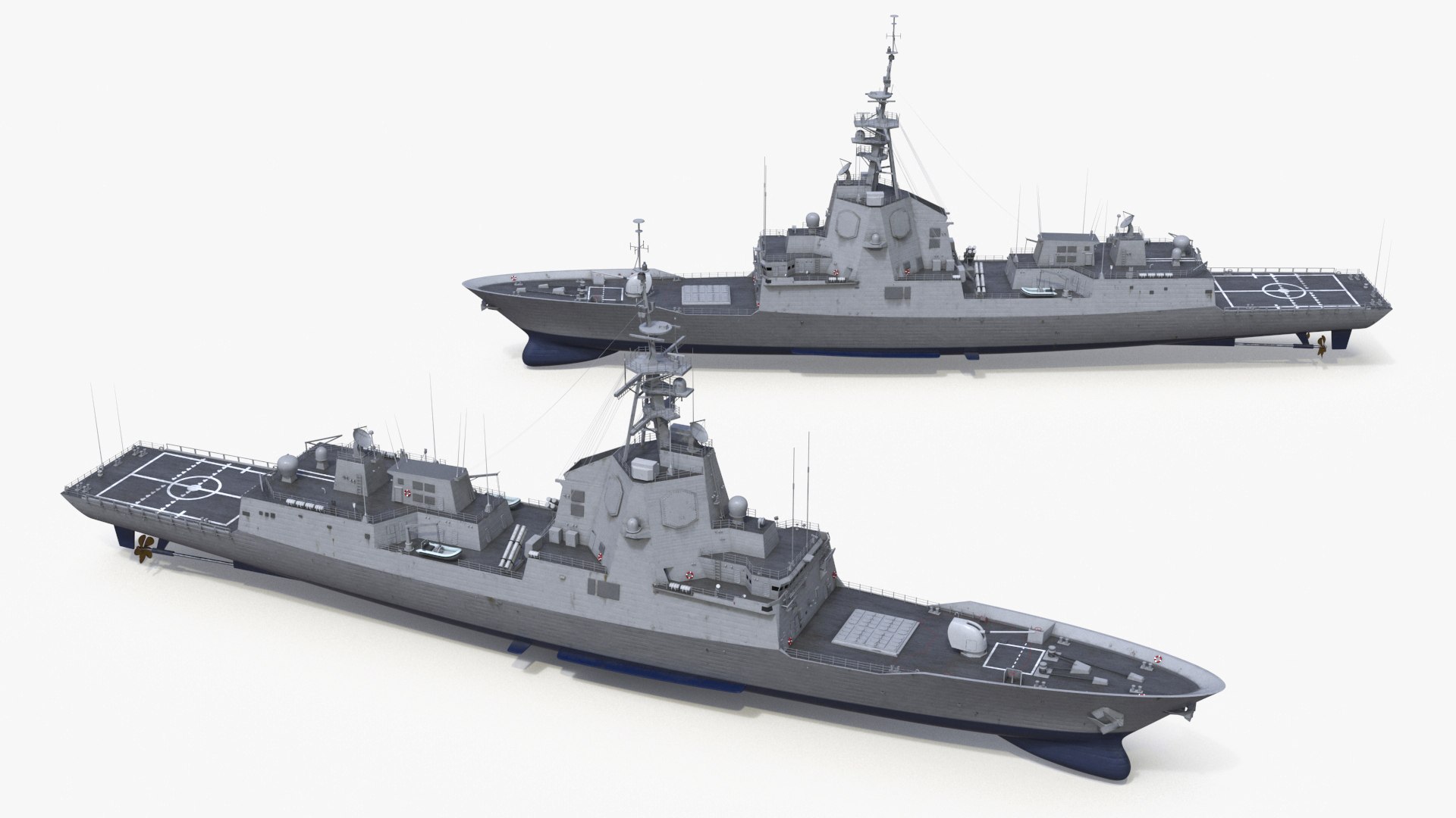 3D F101 Alvaro De Bazan Class Frigate Model - TurboSquid 2322274