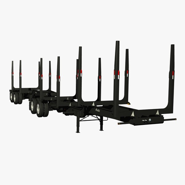 3d trailer arctic tandem model