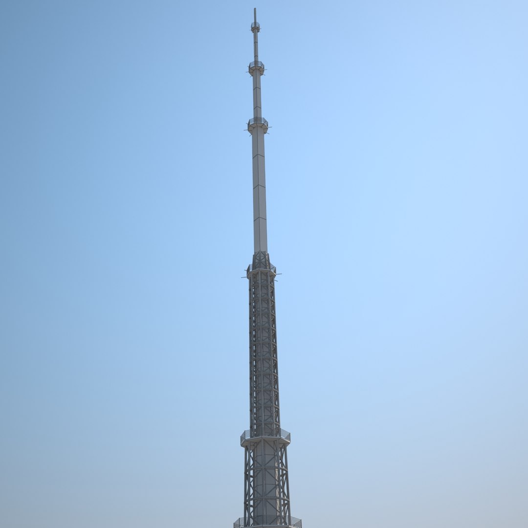 3d Canton Tower Guangzhou Structure Model