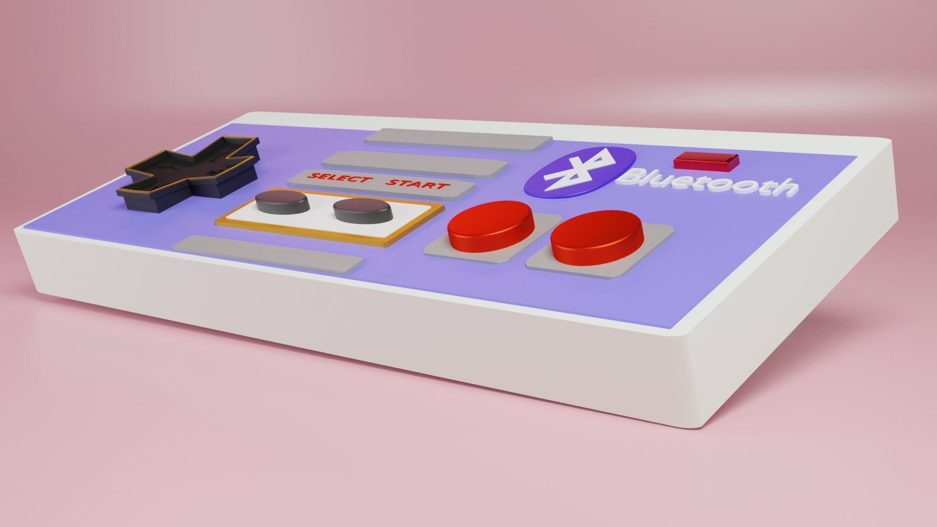 Bluetooth video games controller 3D model - TurboSquid 1717993