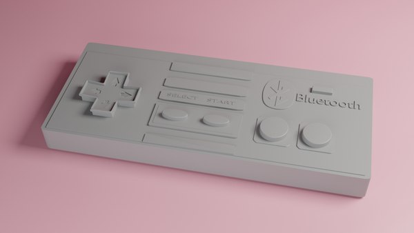 Bluetooth video games controller 3D model - TurboSquid 1717993
