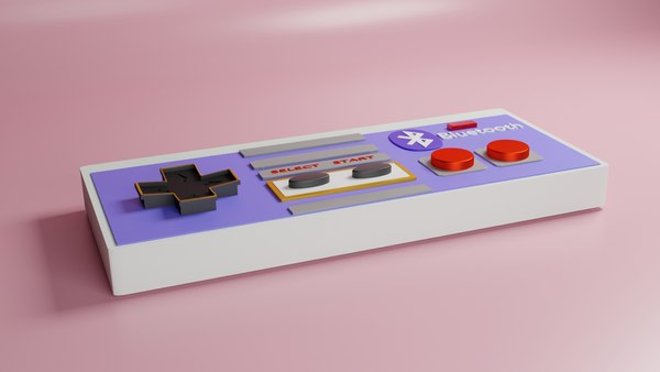 Bluetooth video games controller 3D model - TurboSquid 1717993