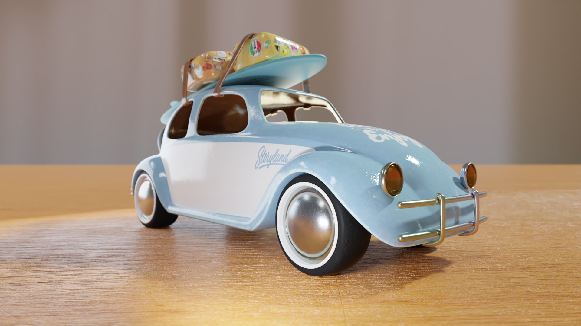 3D toy travel car 01 - TurboSquid 1551233